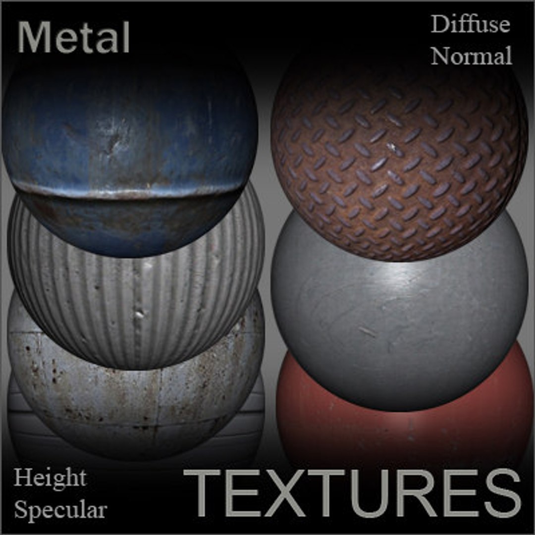 Metal Textures For Shaders - TurboSquid 448643