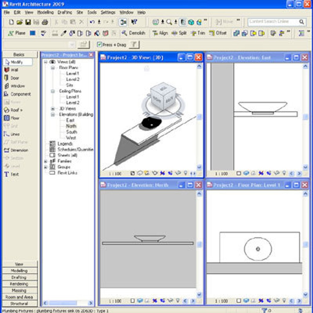 Revit Plumbing Fixtures Sink 3ds