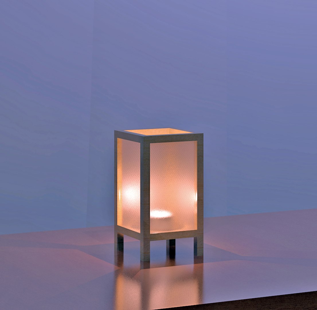 Japanese Tea Light1 - TurboSquid 476633