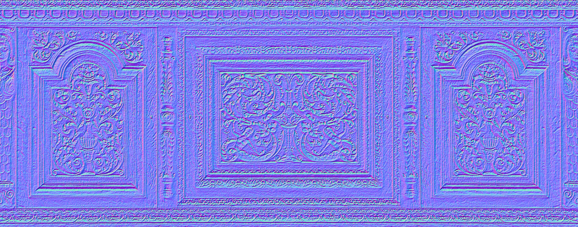 Tileable Ornate Panel Texture - TurboSquid 488700