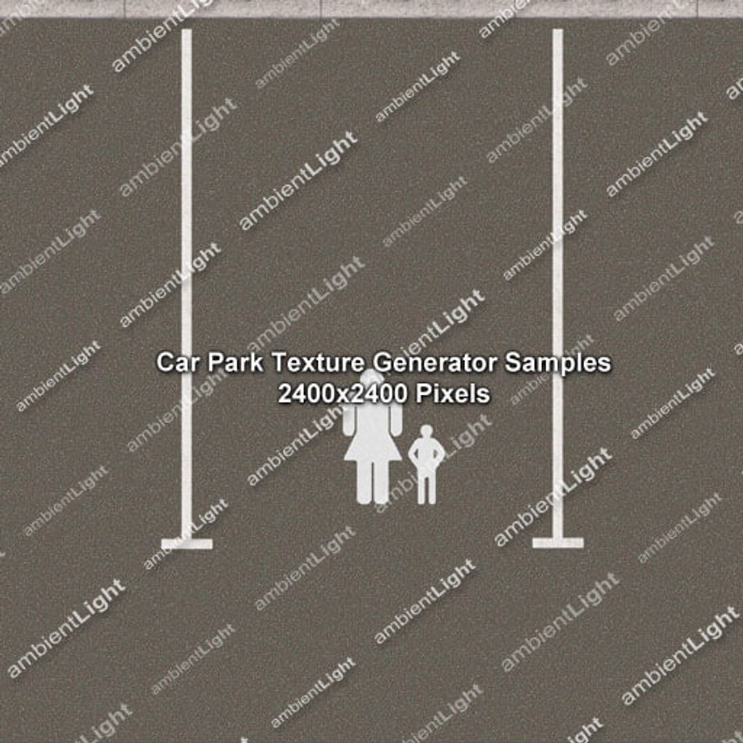 Road & Car Park, Parking Lot Texture Bundle - TurboSquid 523548