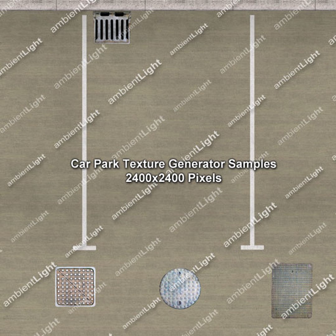 Road & Car Park, Parking Lot Texture Bundle - TurboSquid 523548