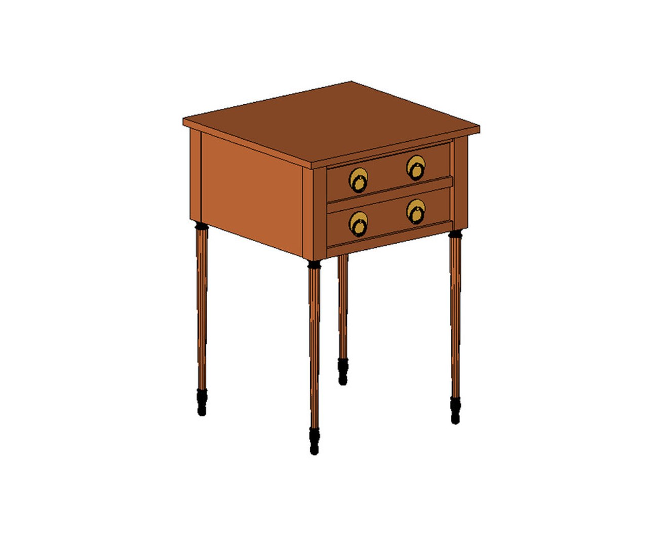 Furniture_Nightstand_Federal_Style.rfa - TurboSquid 513282