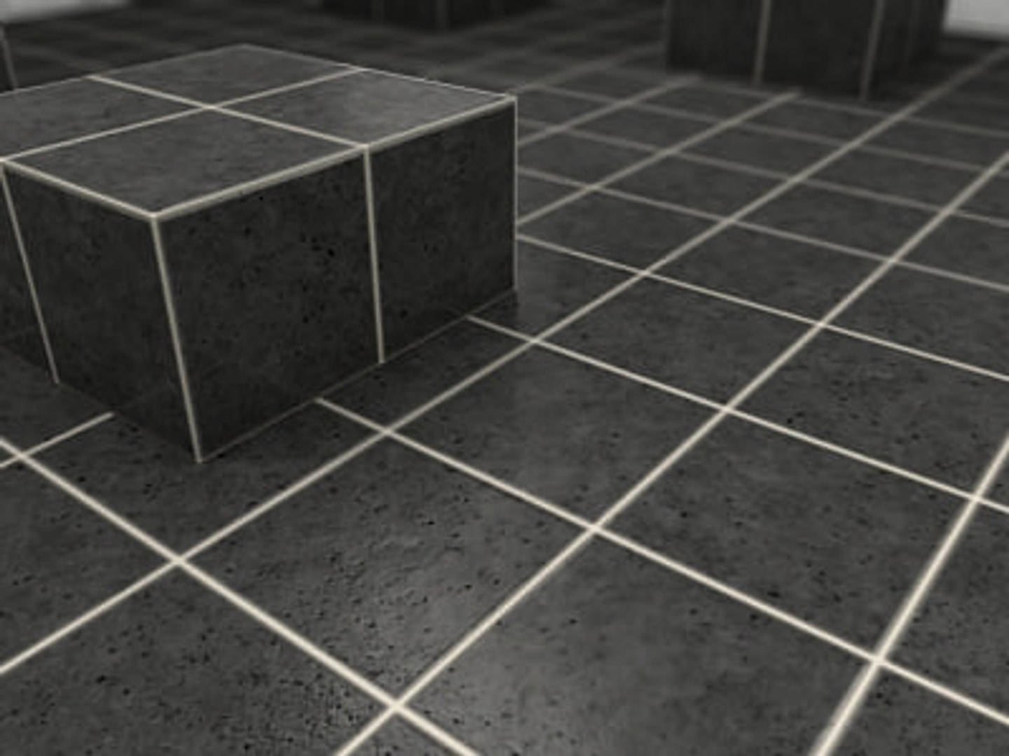 Tile_2_Grey - Procedural Marble Tile Material - 3ds Max 2010 Mental Ray ...