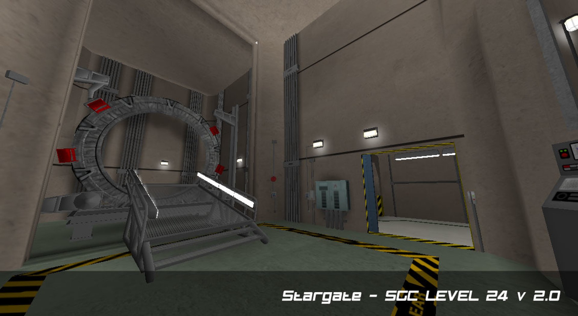 Stargate SGC Level 24 v2.0 - TurboSquid 504990