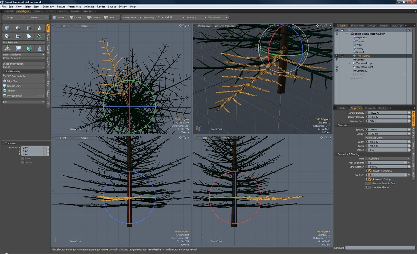Evergreen Trees And Forest Tutorial - TurboSquid 516950