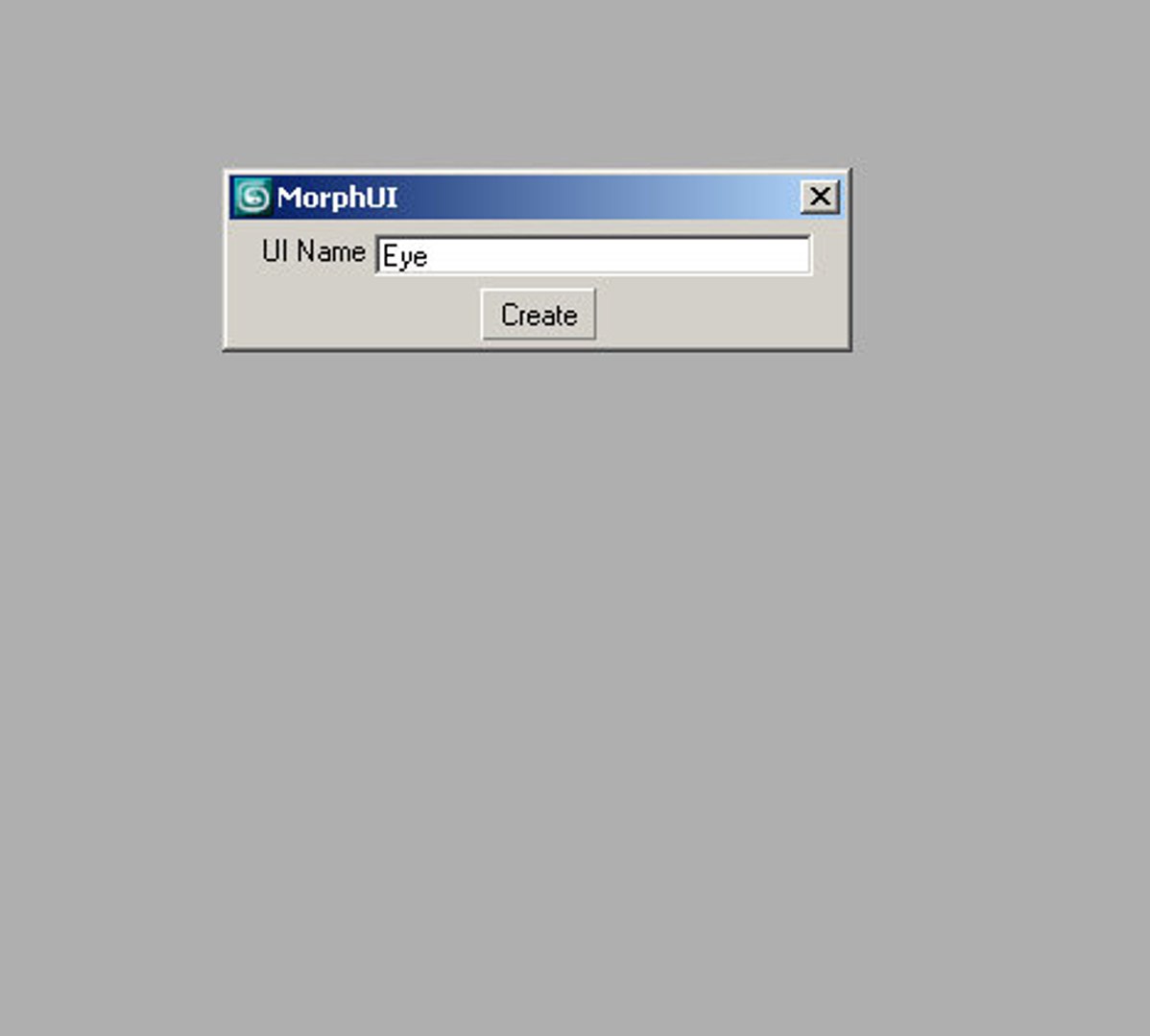 Morph UI Script - TurboSquid 544058