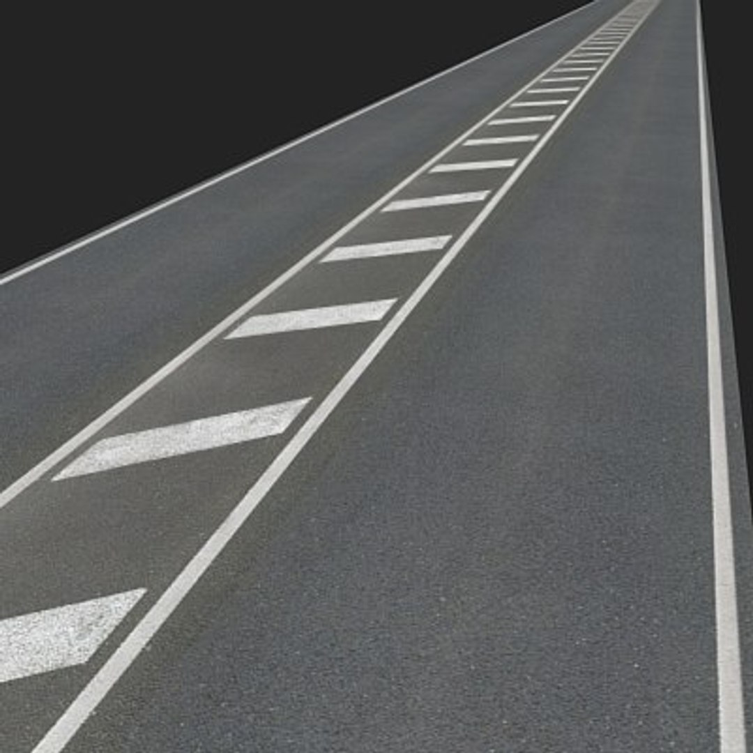 Asphalt Road Pack - TurboSquid 557928