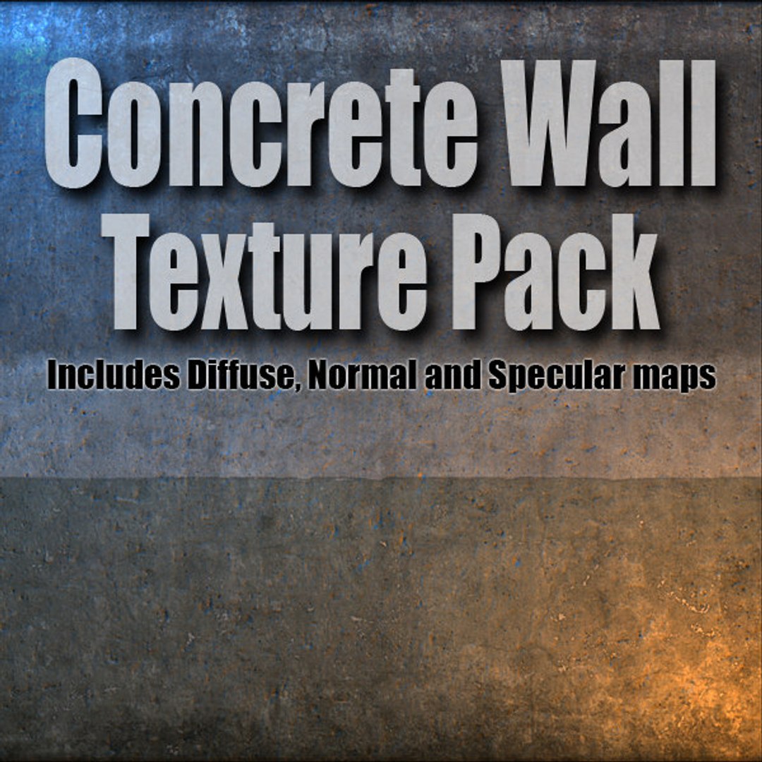 Concrete Wall texture pack - TurboSquid 600809