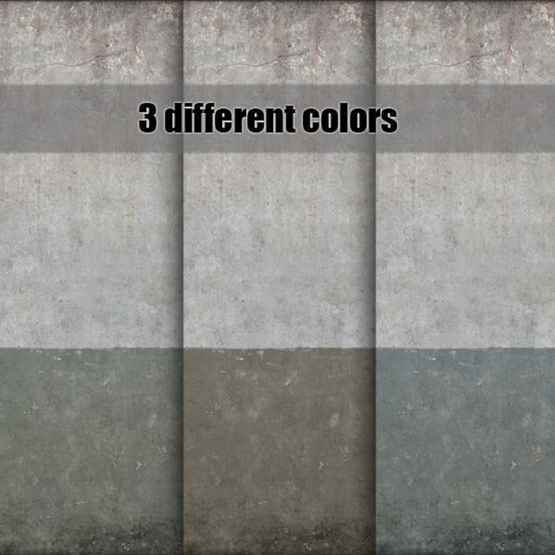 Concrete Wall texture pack - TurboSquid 600809