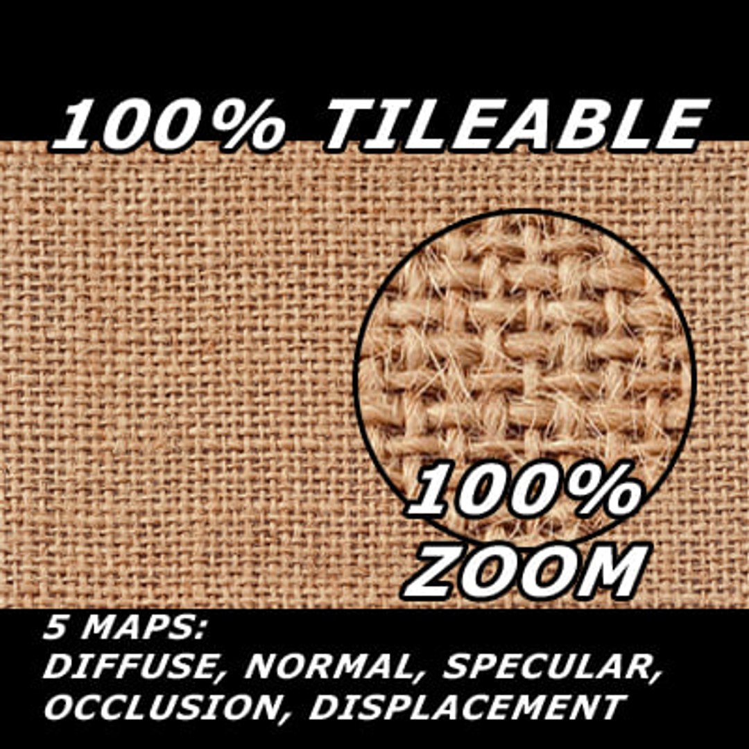 Fabric Jute Tileable Texture - TurboSquid 553153