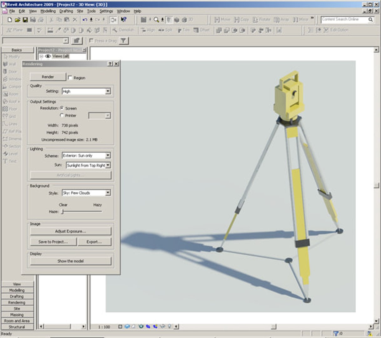 Revit Total Station - TurboSquid 610209