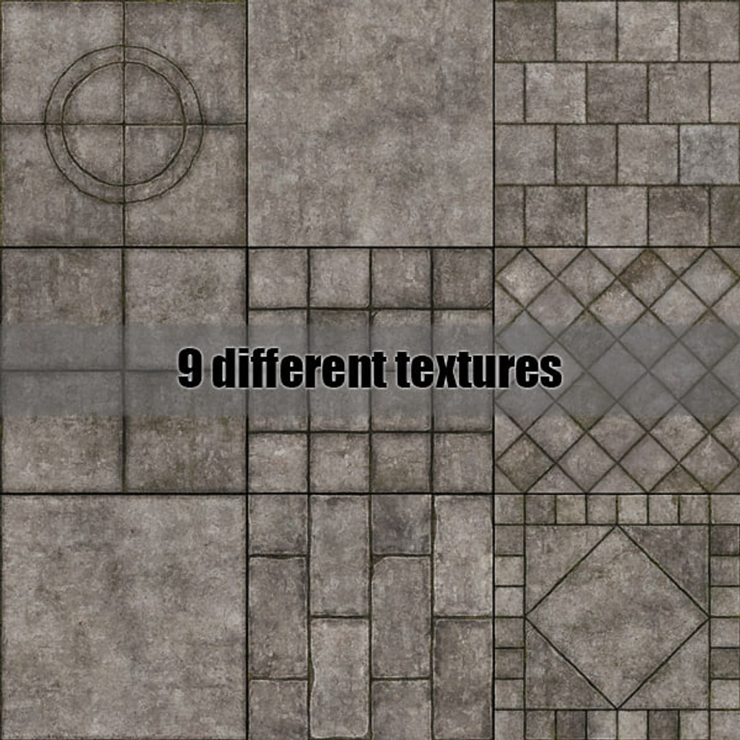 Stone Floor Texture pack - TurboSquid 599776