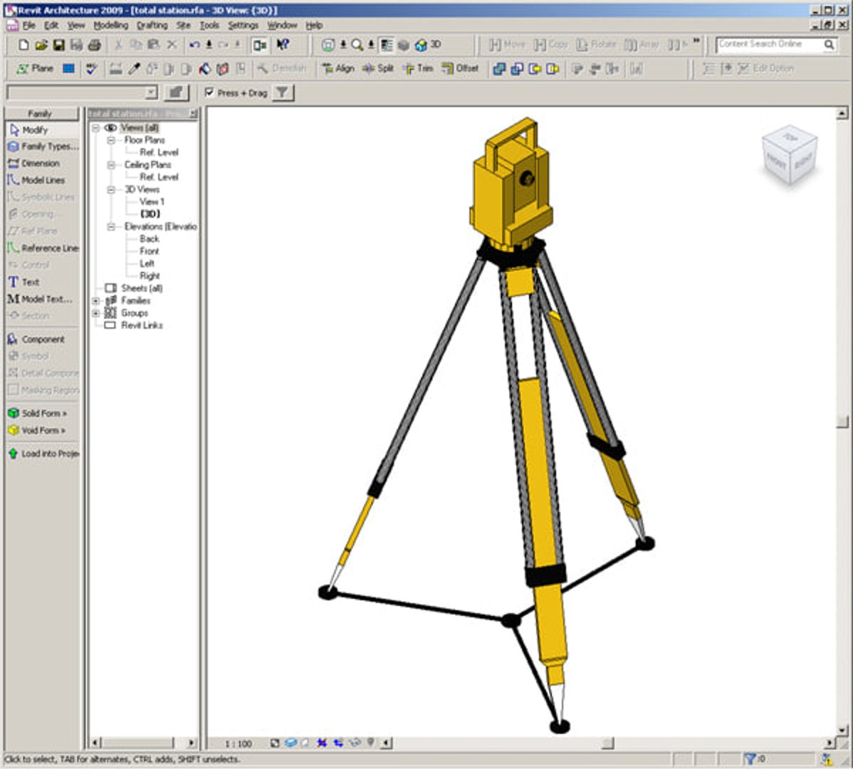 Revit Total Station - TurboSquid 610209