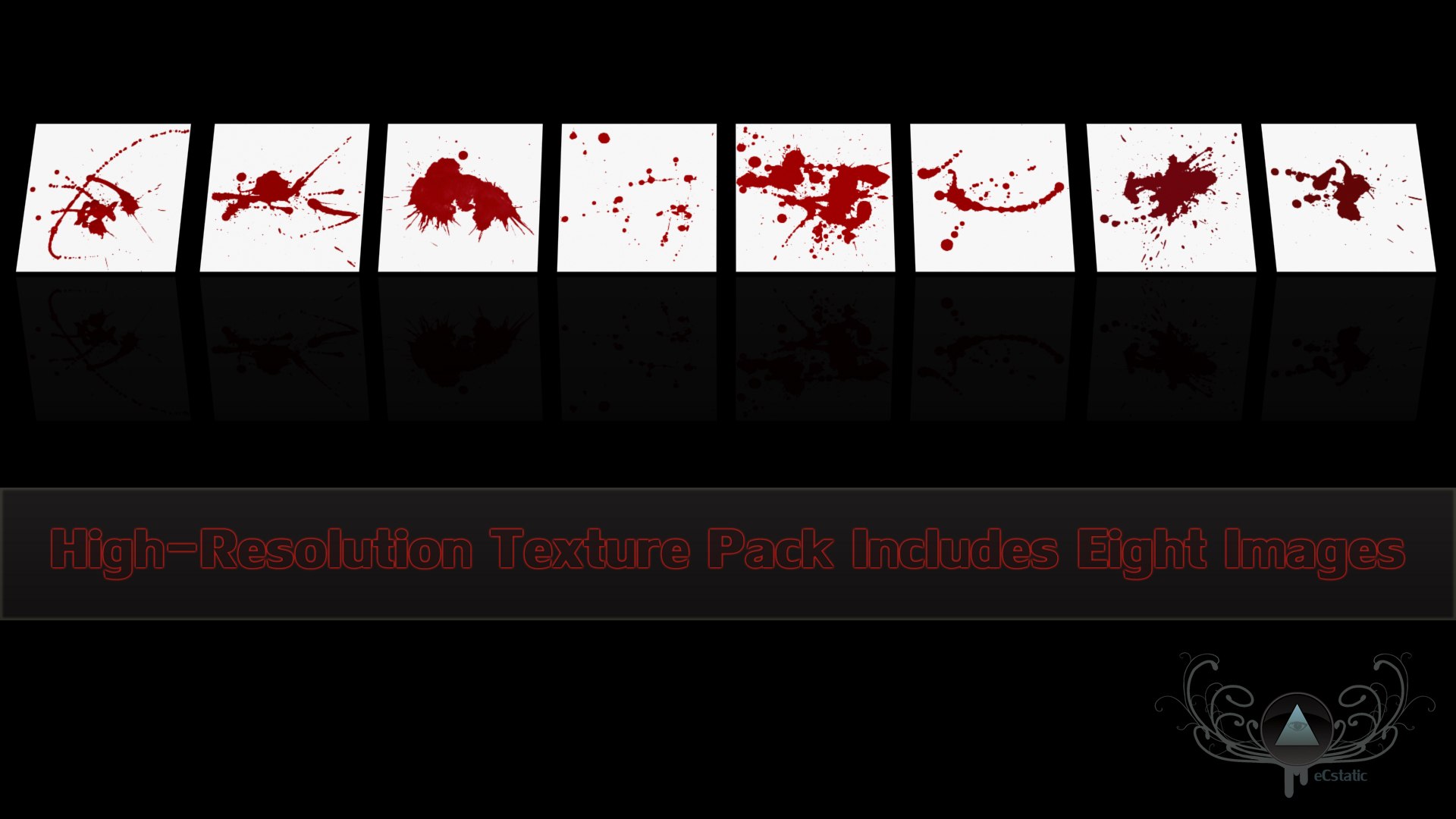 blood splatter texture pack
