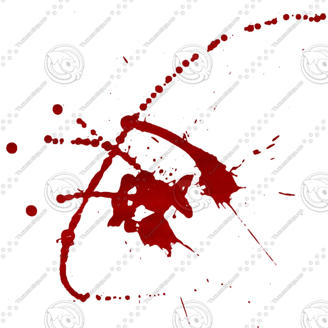 Blood Splatter Texture Pack - TurboSquid 626428