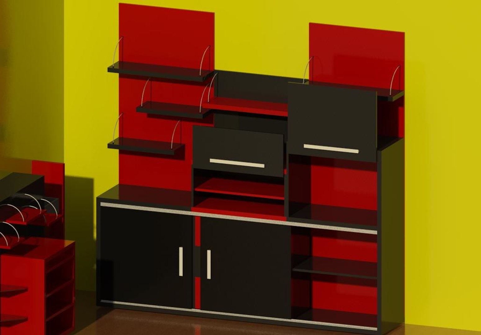 Living room cabinet - TurboSquid 659559