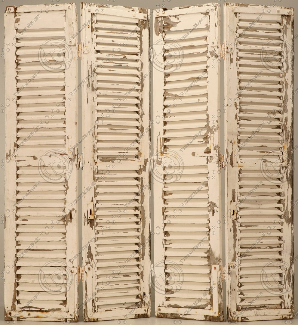 Old Painted Shutters Texture - TurboSquid 629922