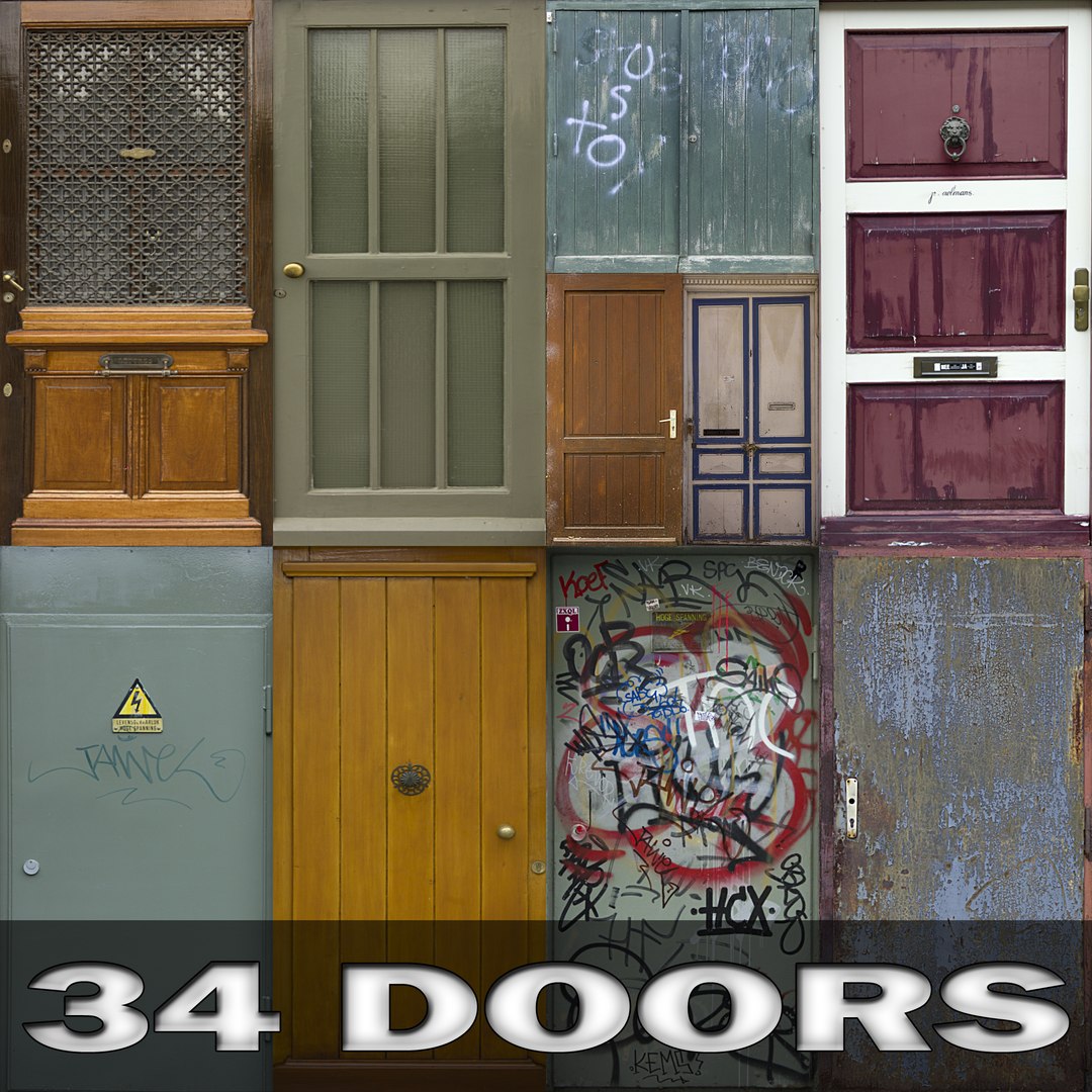 34 Door Textures - TurboSquid 632541