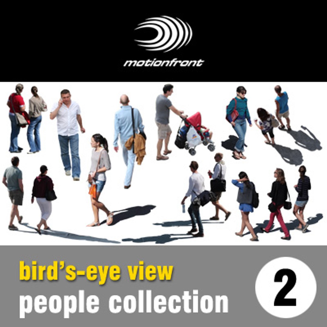 Bird"s - Eye View People Collection 2 - TurboSquid 633212