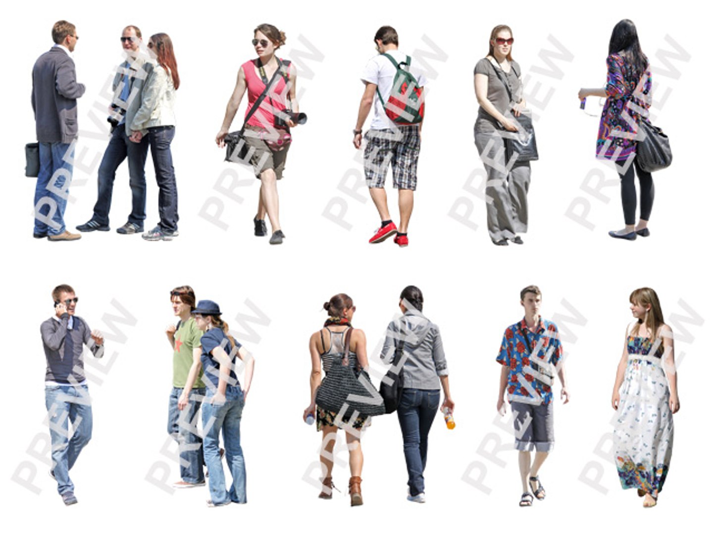 NEW 150 People Textures Vol.1 - TurboSquid 621783