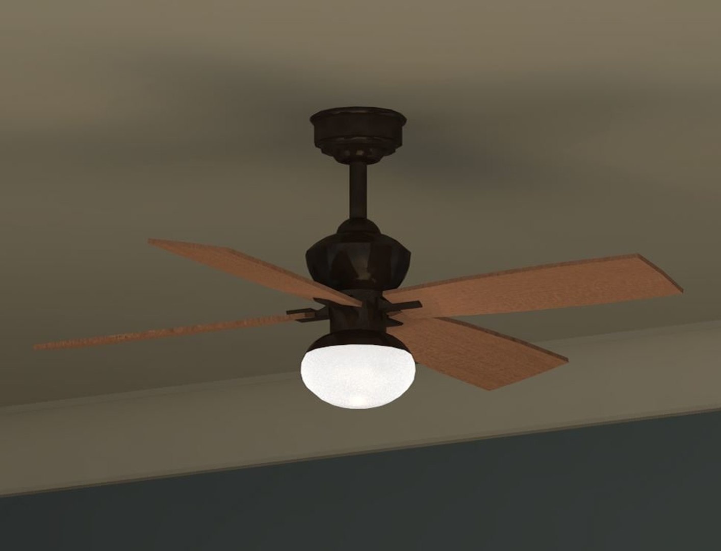 Ceiling Fan 36in - TurboSquid 648241