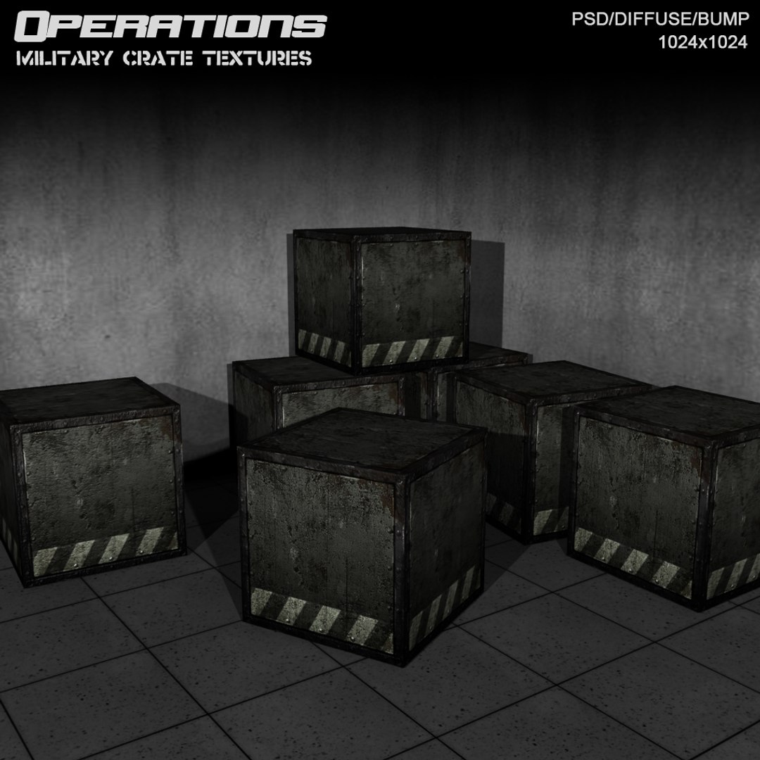 Military Crate Textures - TurboSquid 621833