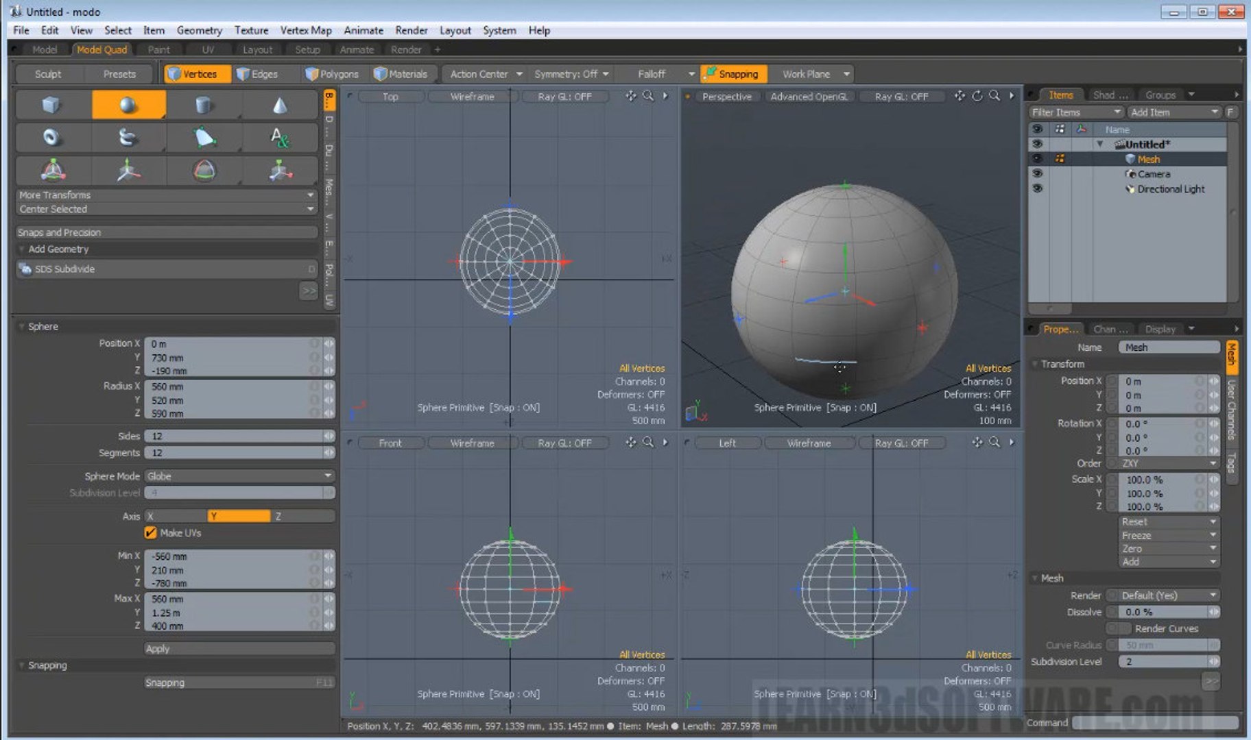 Modo 501 Modeling Tools Vol. #1 - TurboSquid 649957
