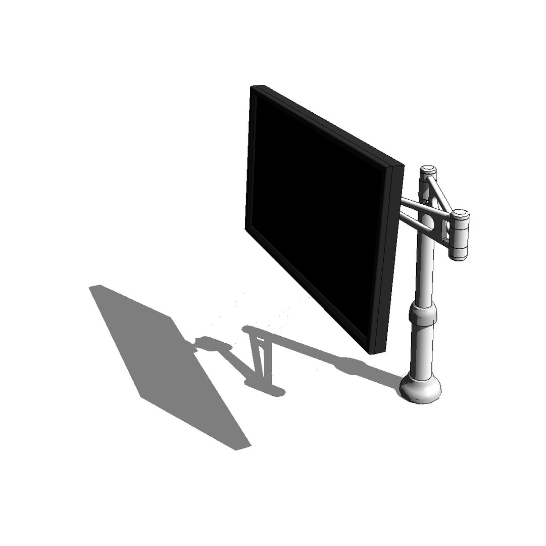 Humanscale M7 Monitor Arm - TurboSquid 675999