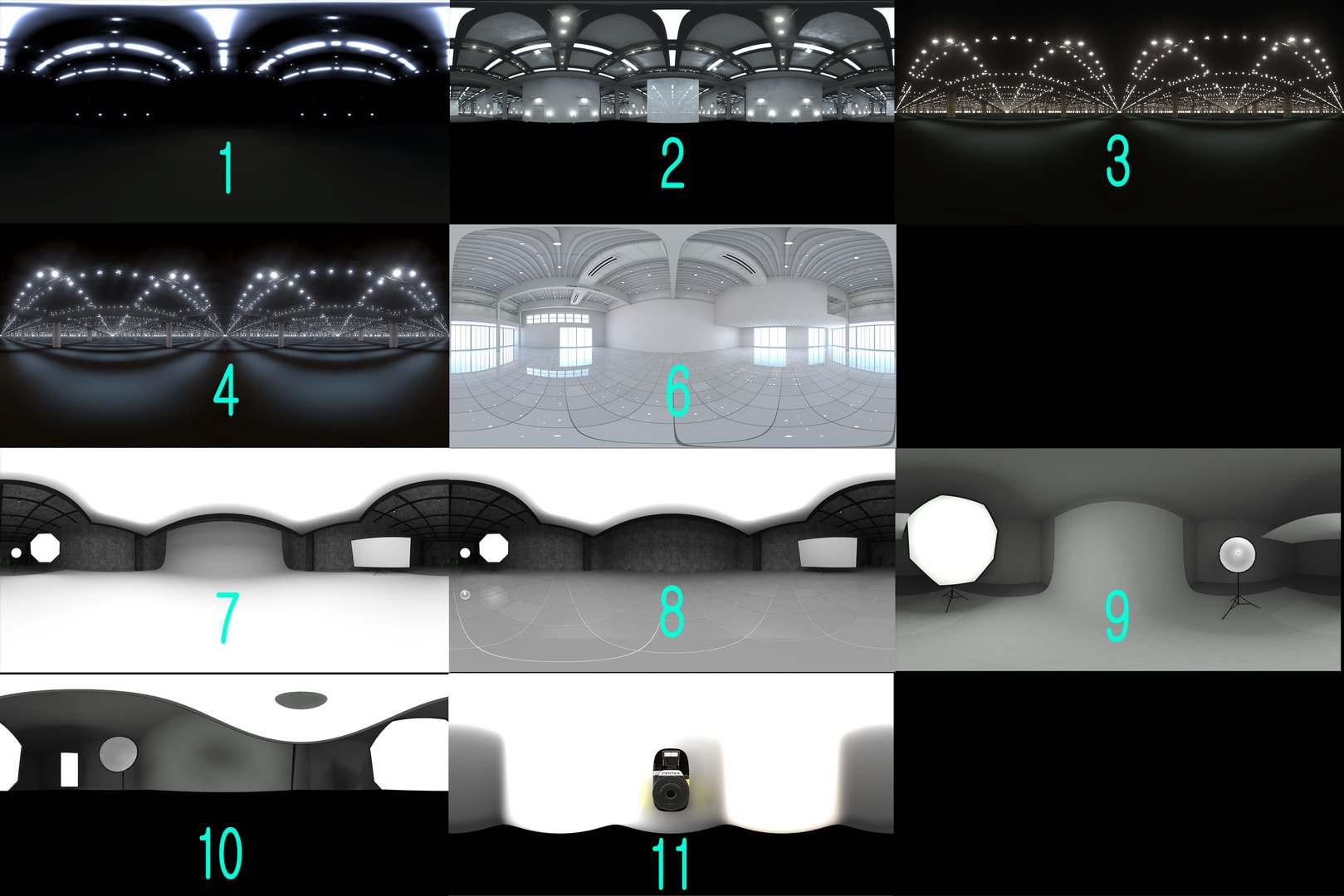 10 Studio and Showroom HDRI - TurboSquid 656844