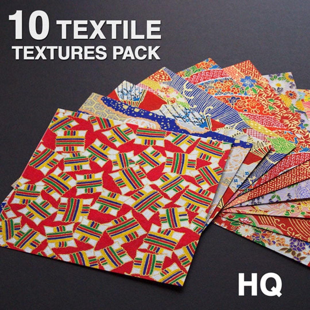 10 Textile Textures Pack - TurboSquid 636820