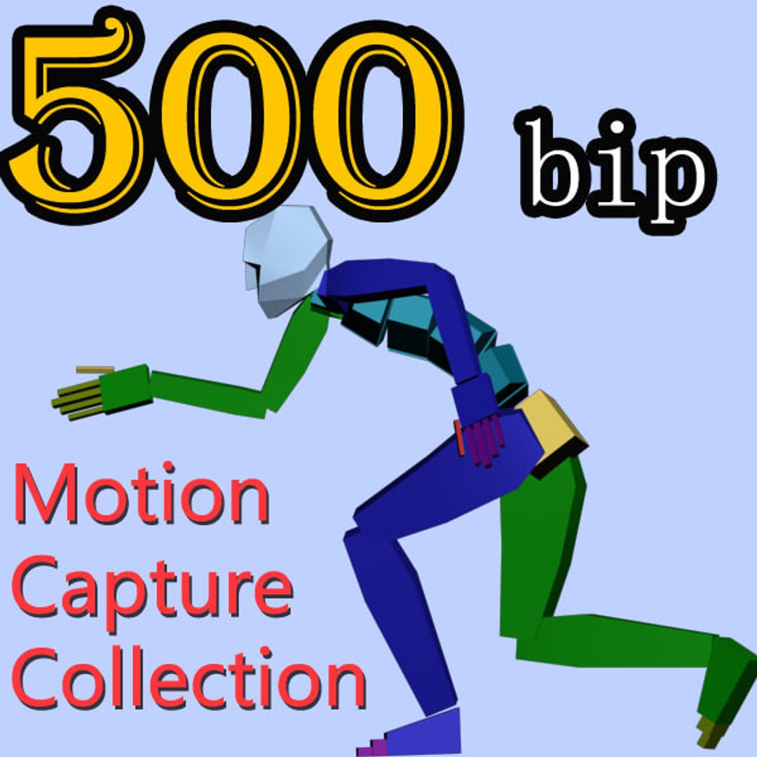 500 Motion Capture Collection BIP - TurboSquid 645003