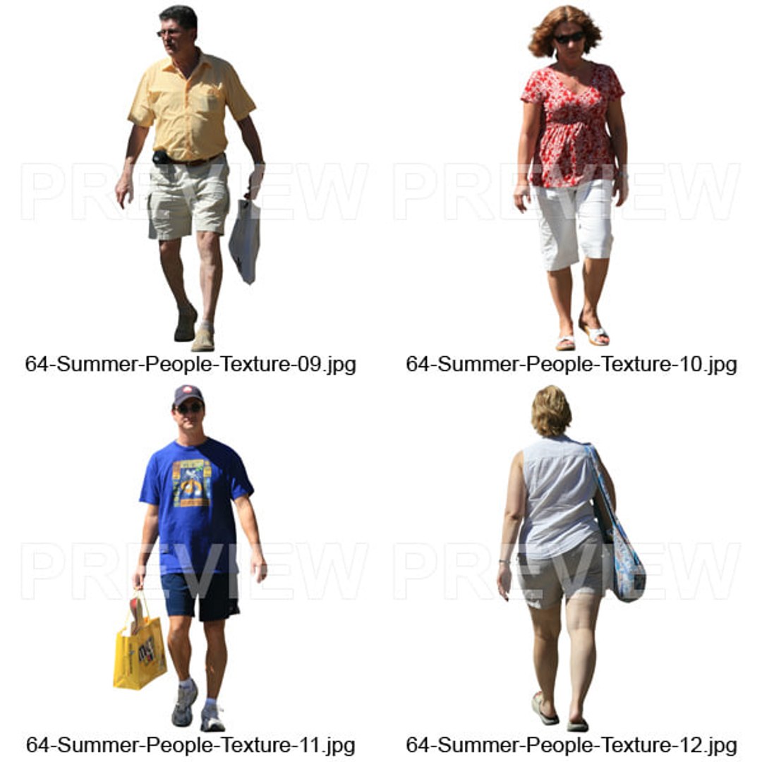 64 Summer People Textures - TurboSquid 654106