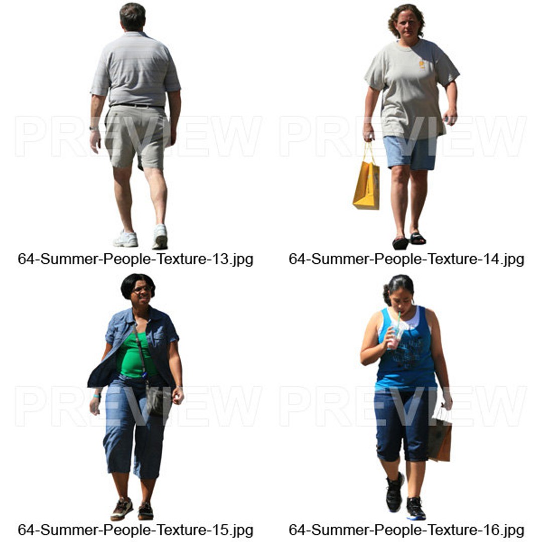 64 Summer People Textures - TurboSquid 654106