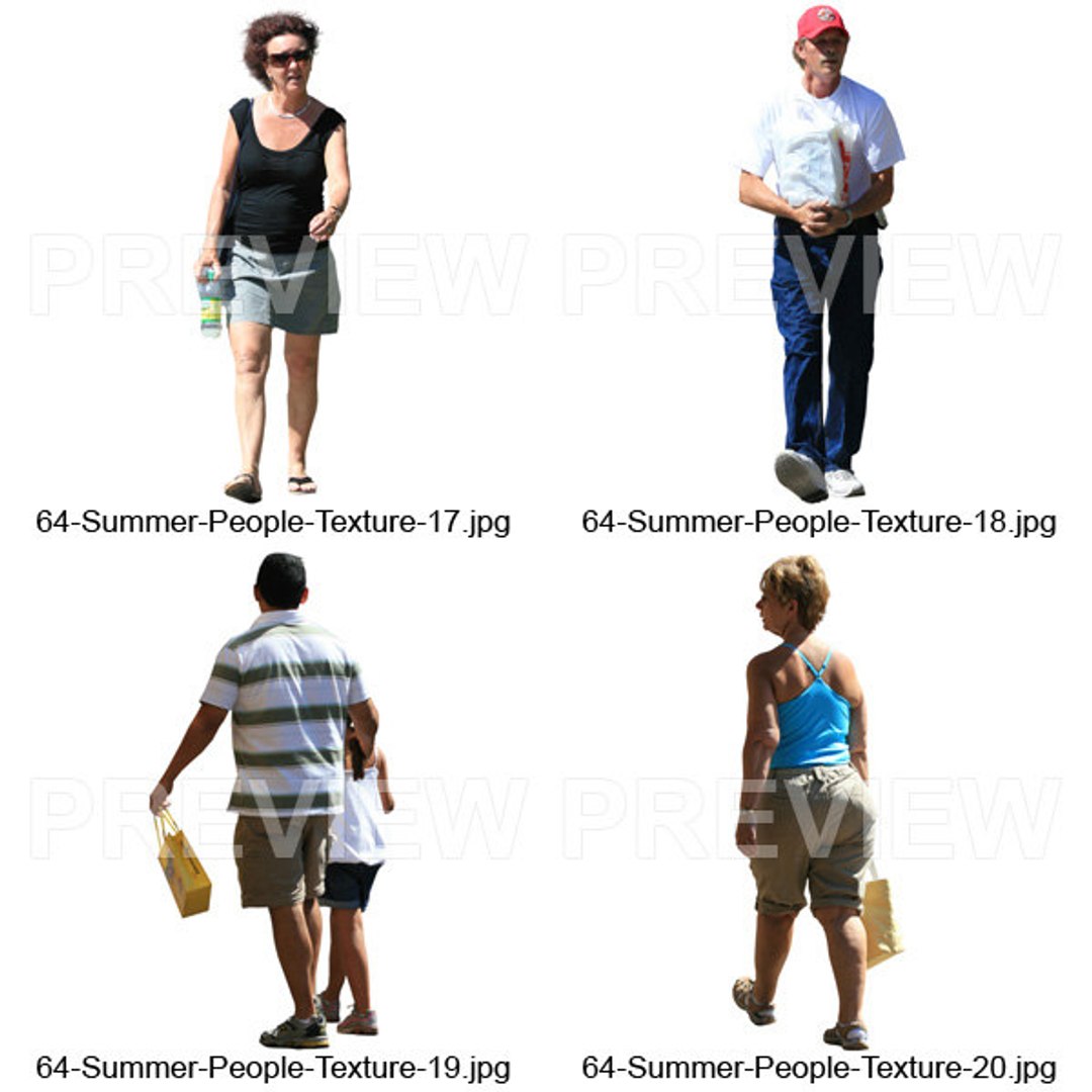 64 Summer People Textures - TurboSquid 654106