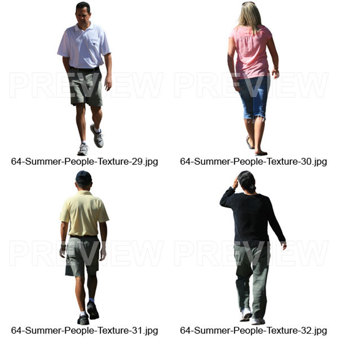 64 Summer People Textures - TurboSquid 654106