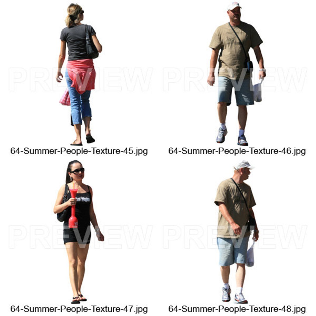 64 Summer People Textures - TurboSquid 654106