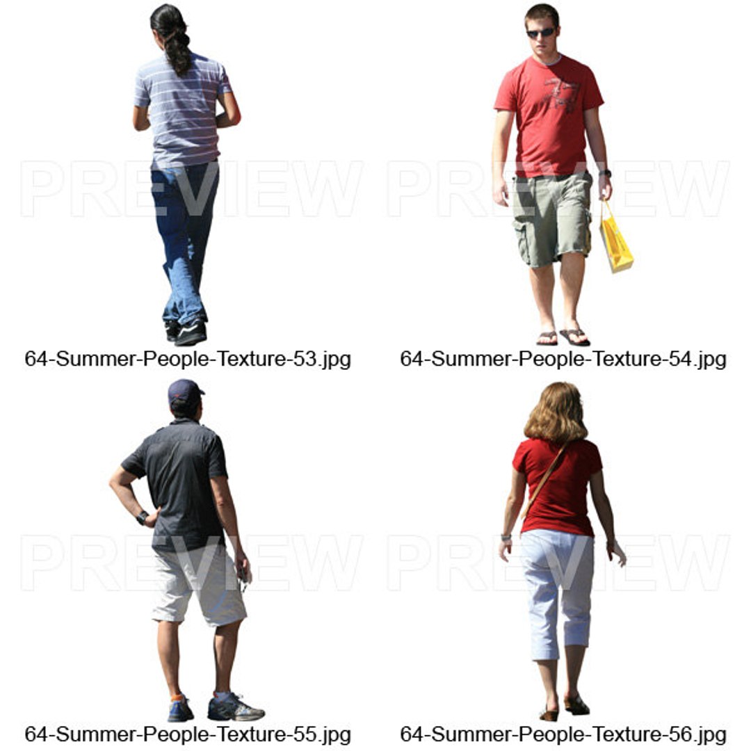 64 Summer People Textures - TurboSquid 654106