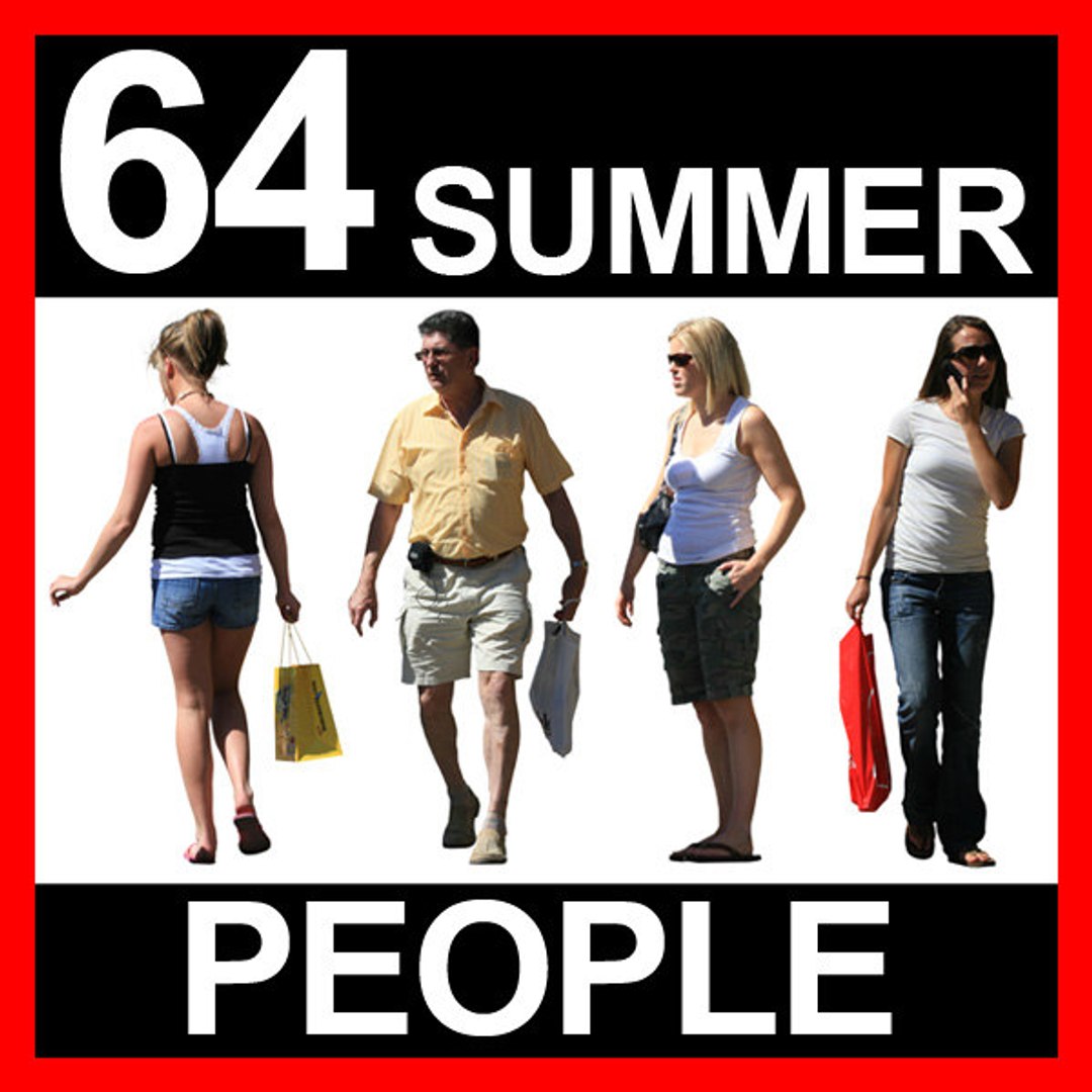 64 Summer People Textures - TurboSquid 654106
