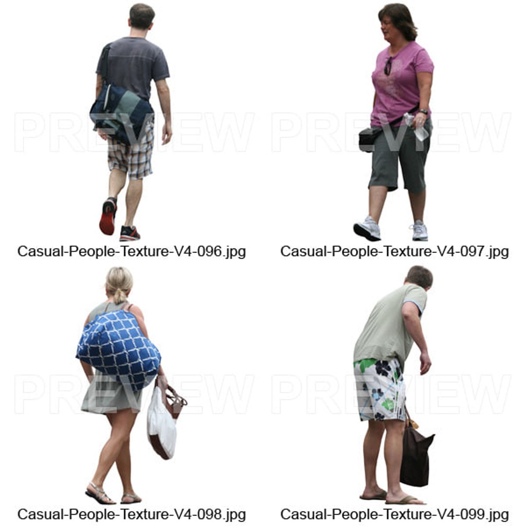 25 Casual People Textures - V4 - TurboSquid 653131
