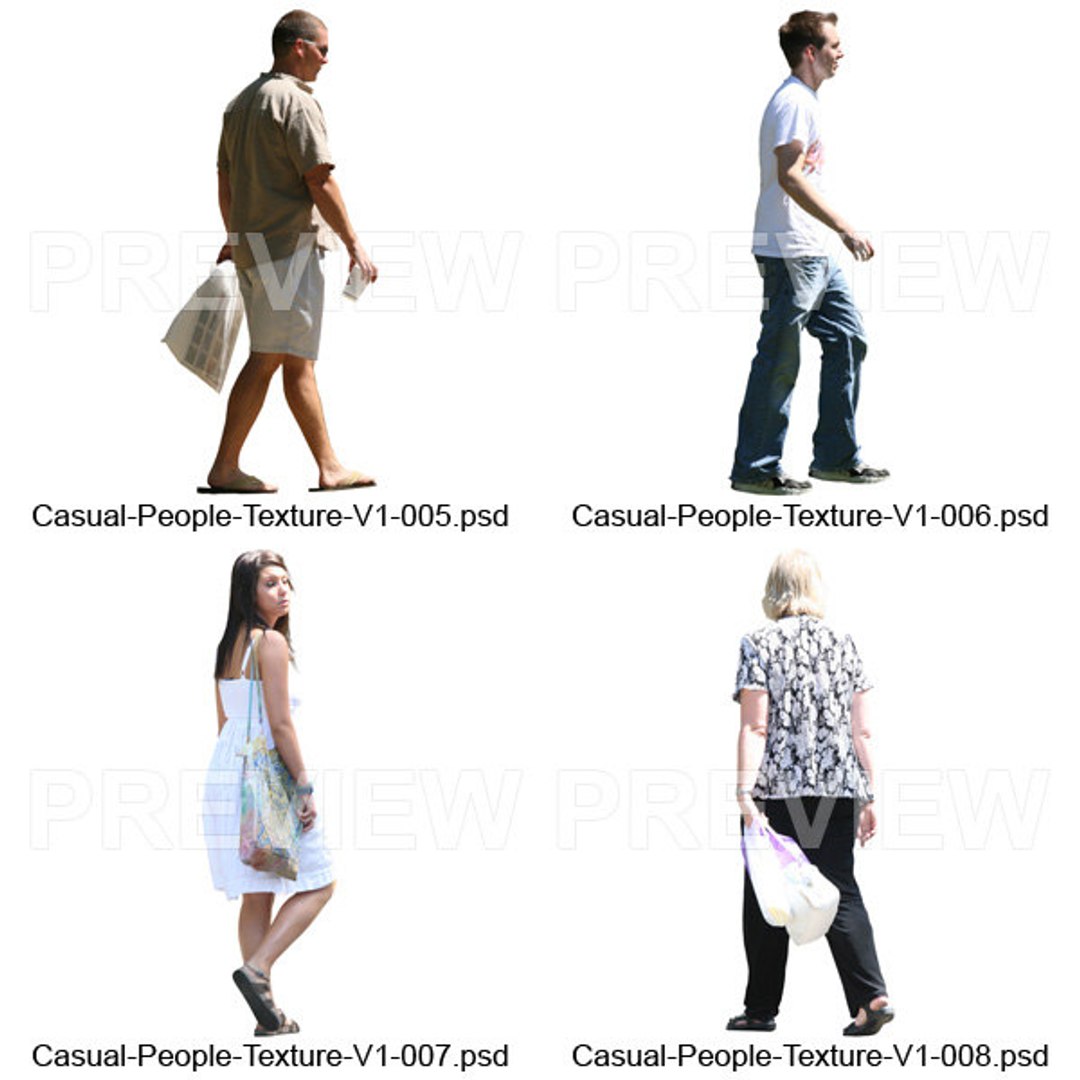 150 Casual People Textures - Bundle - TurboSquid 676944