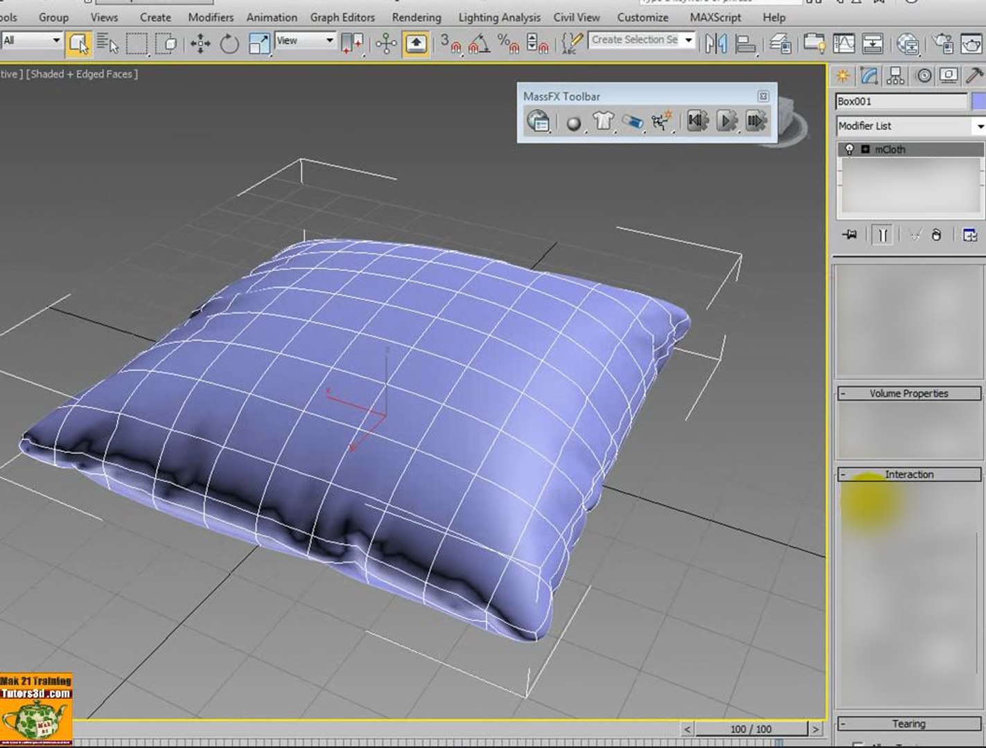 3dsmax 2013 Cloth in PhysX v.4.0 Italiano_cd front - TurboSquid 673845