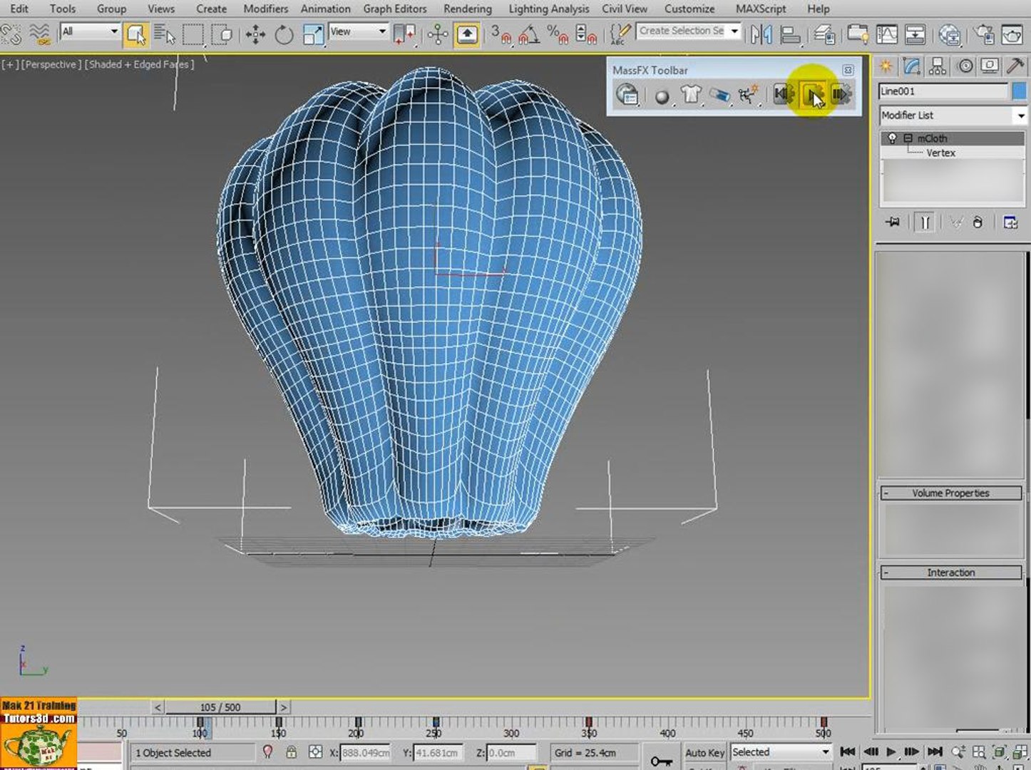 3dsmax 2013 Cloth in PhysX v.4.0 Italiano_cd front - TurboSquid 673845