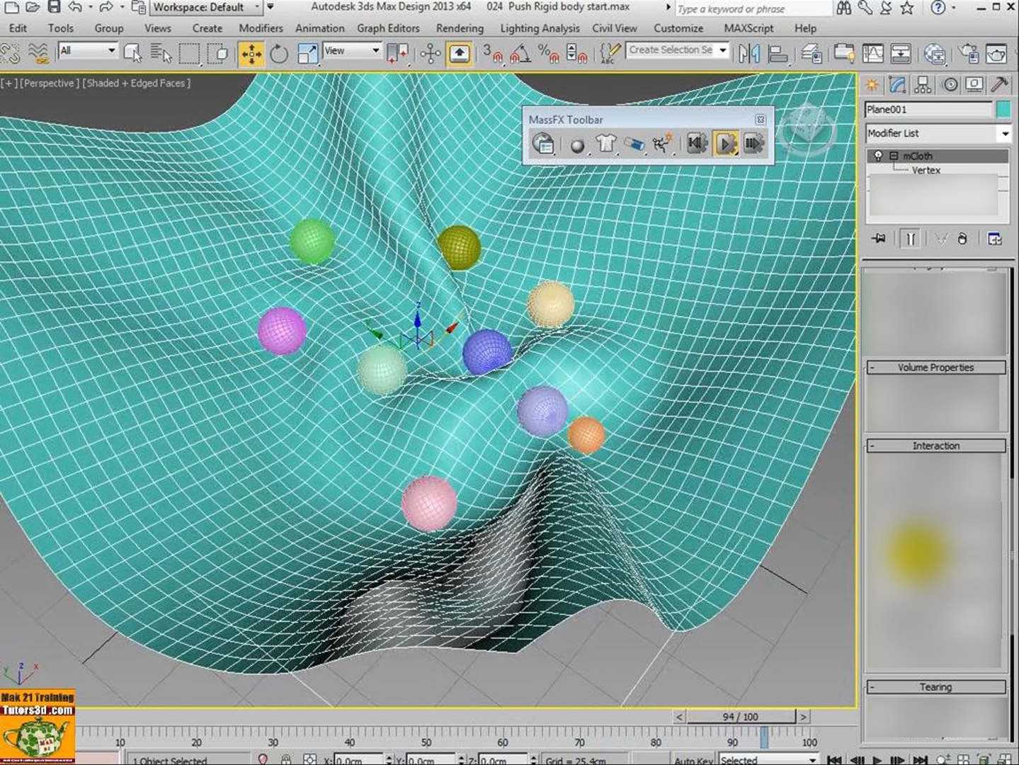 3dsmax 2013 Cloth in PhysX v.4.0 Italiano_cd front - TurboSquid 673845