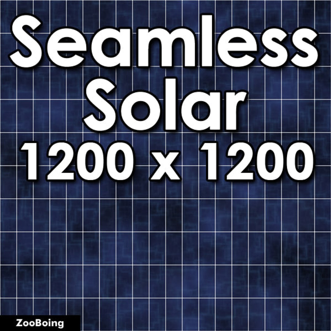 Set 014 - 5 Solar Cells Textures - TurboSquid 680266