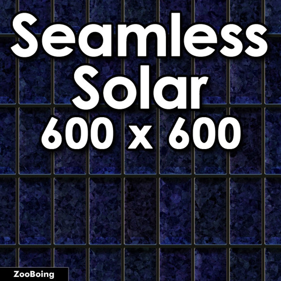 Set 014 - 5 Solar Cells Textures - TurboSquid 680266