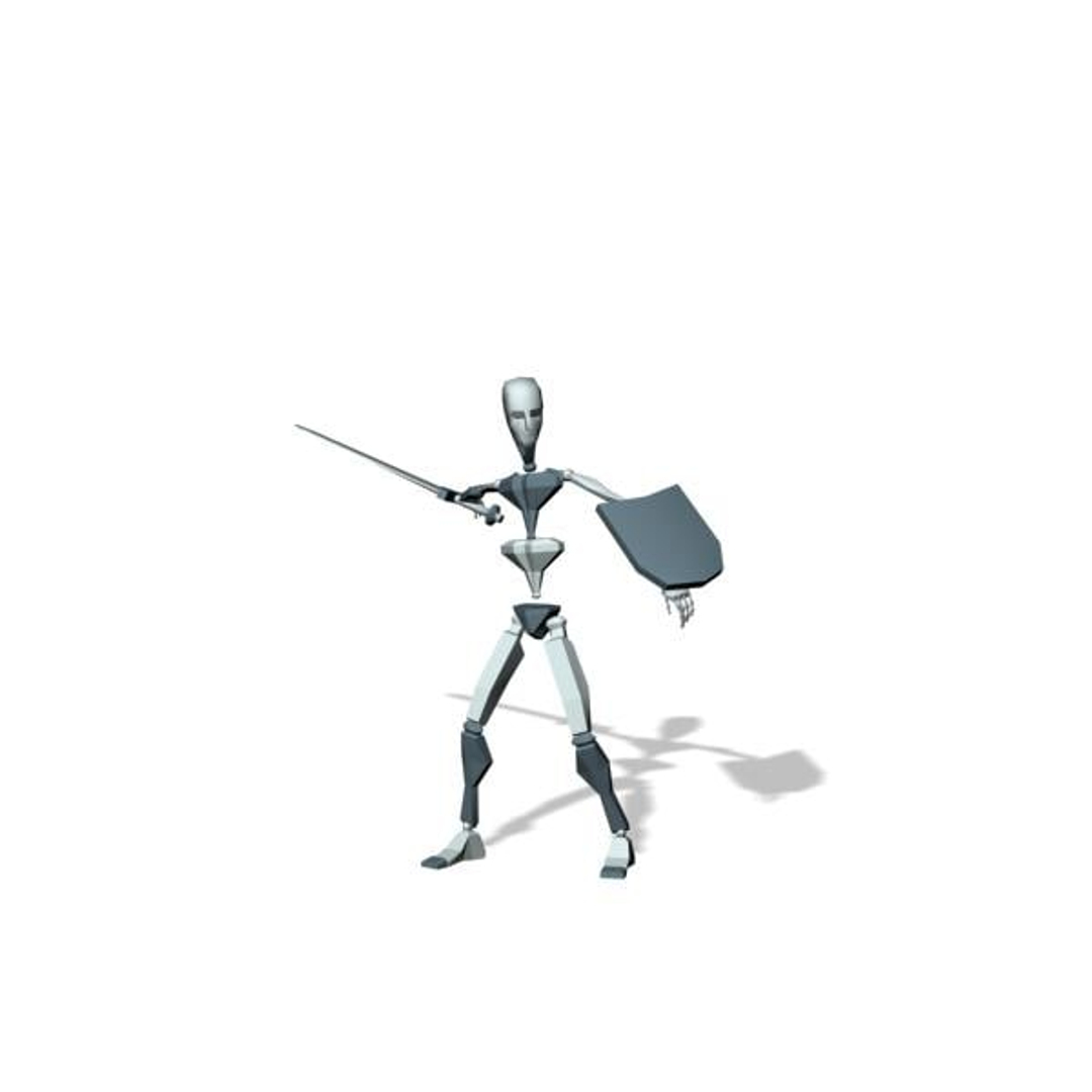 Knight jump attack - TurboSquid 672557