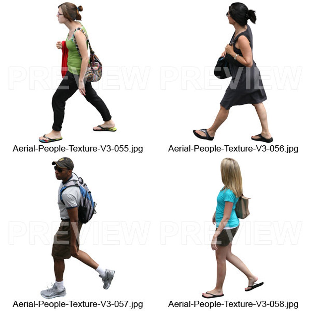 Aerial People Textures - Volume 3 - TurboSquid 676873