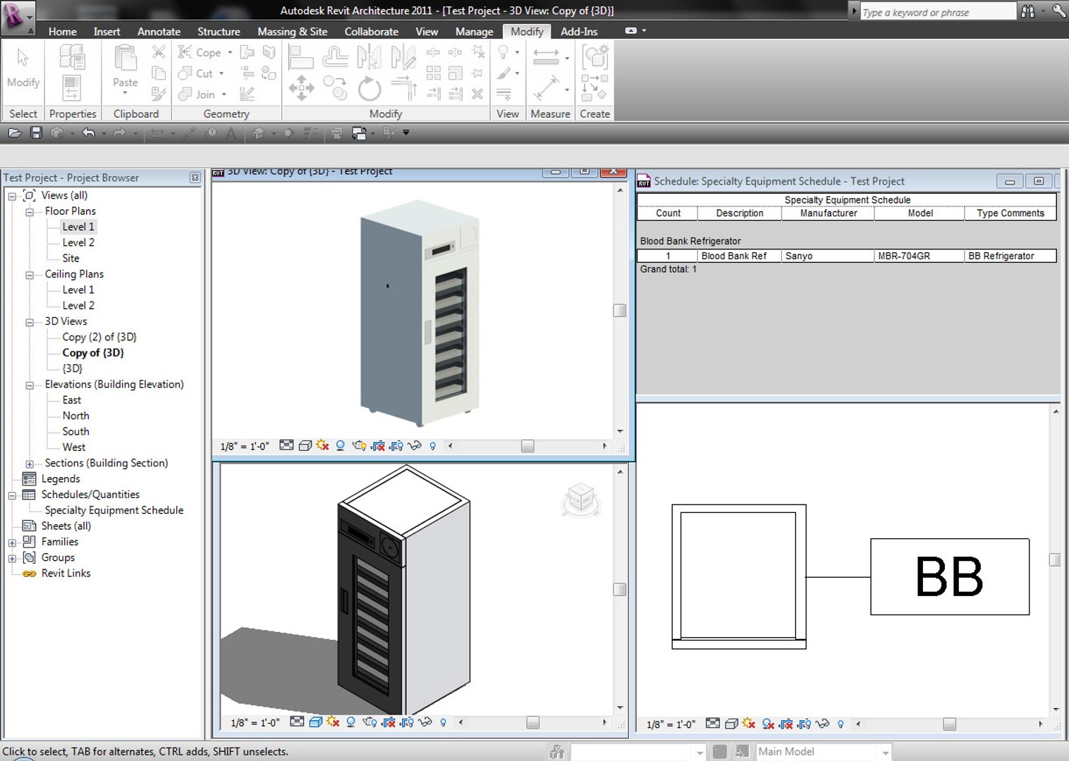 Sanyo Blood Refrigerator - TurboSquid 693935
