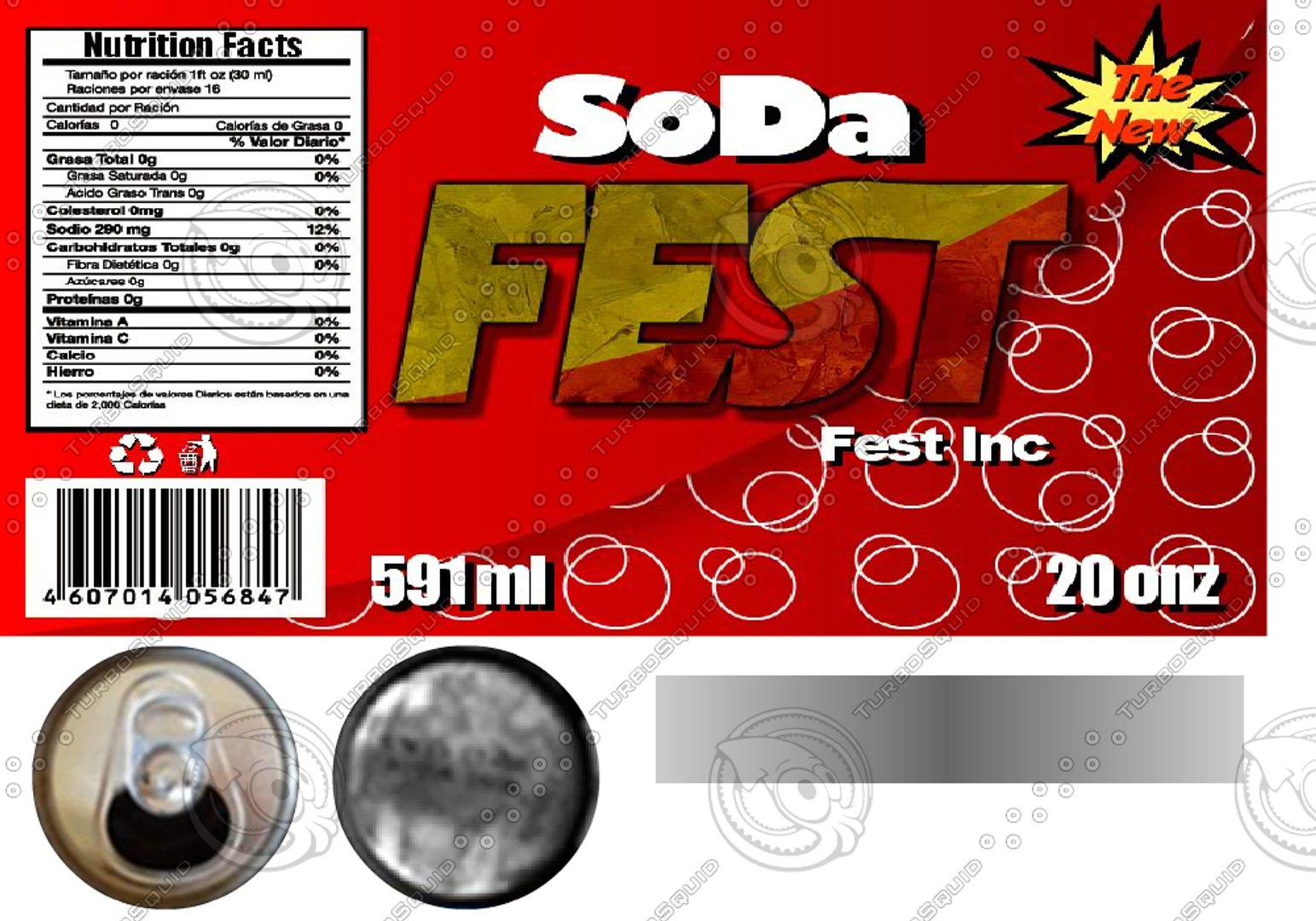 Can Texture - TurboSquid 669413